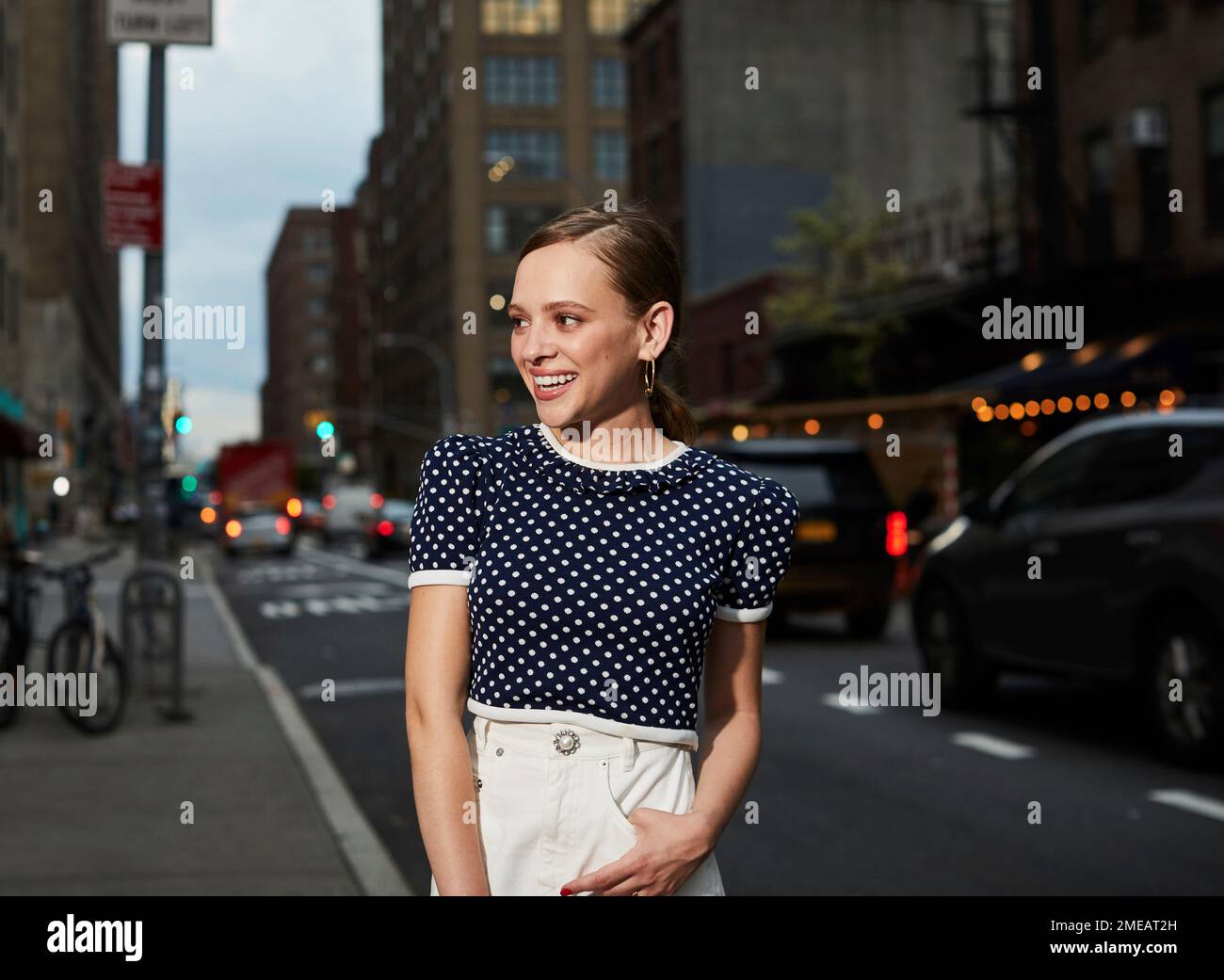 In this June 9, 2021 photo, Shira Haas poses for a portrait in New York ...