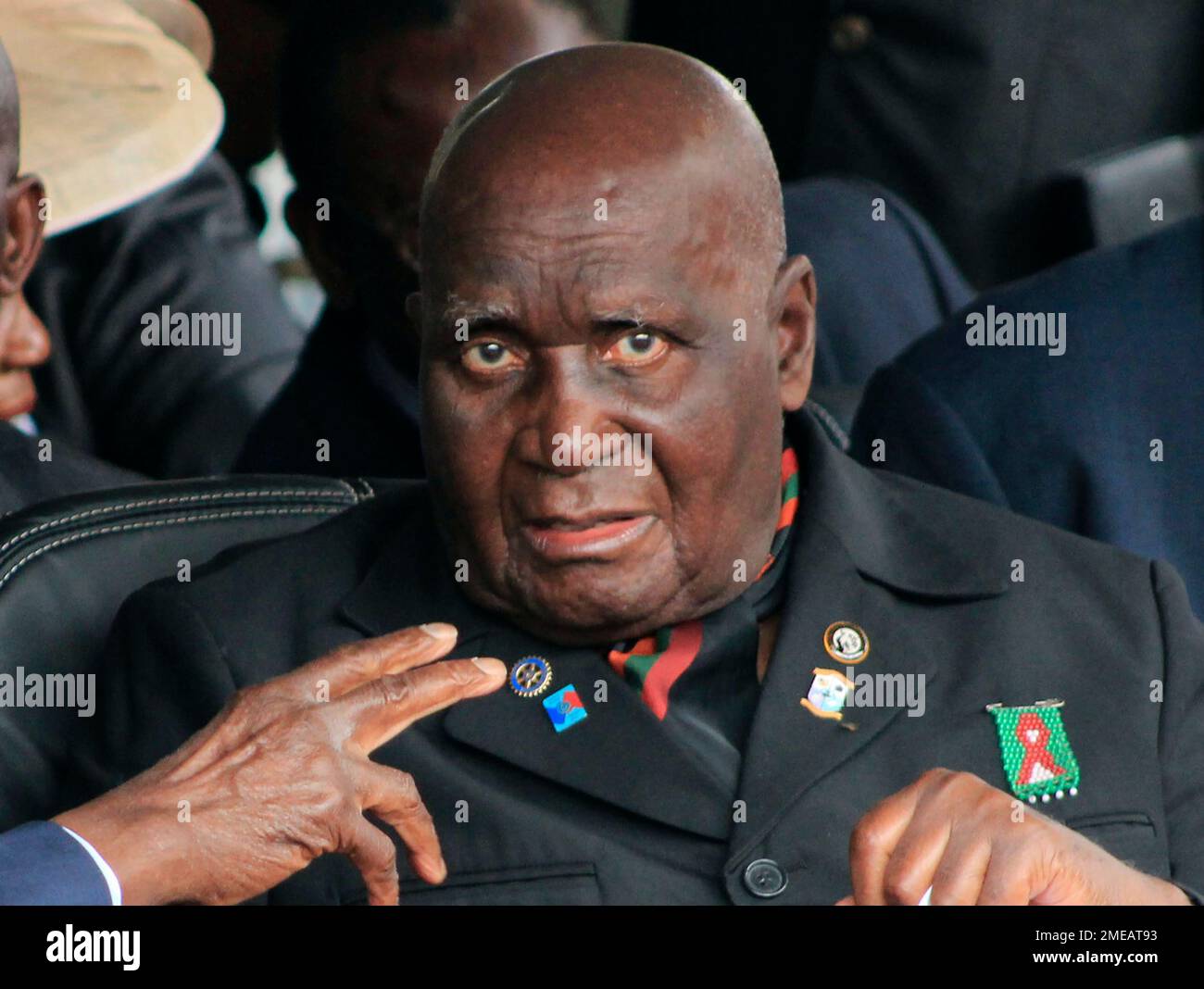 FILE - In this Jan. 25, 2015 file photo, former Zambia president ...