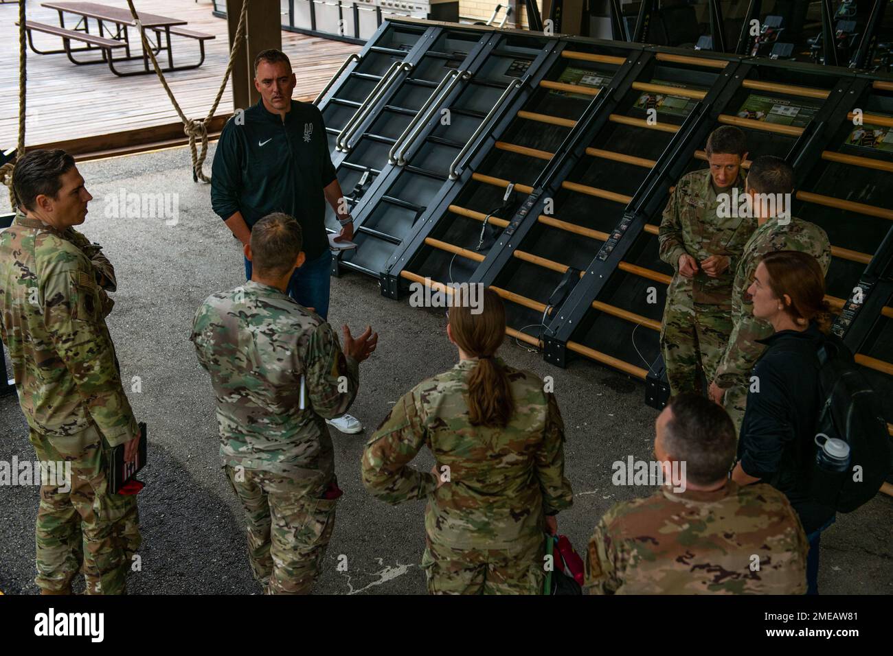 The Special Warfare Training Wing hosted Phil Cullen, San Antonio Spurs ...