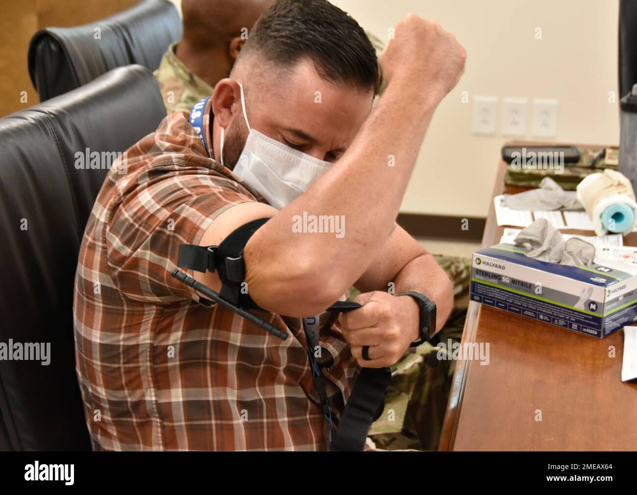 Jason Layne with Arnold Air Force Base Security Forces practices ...