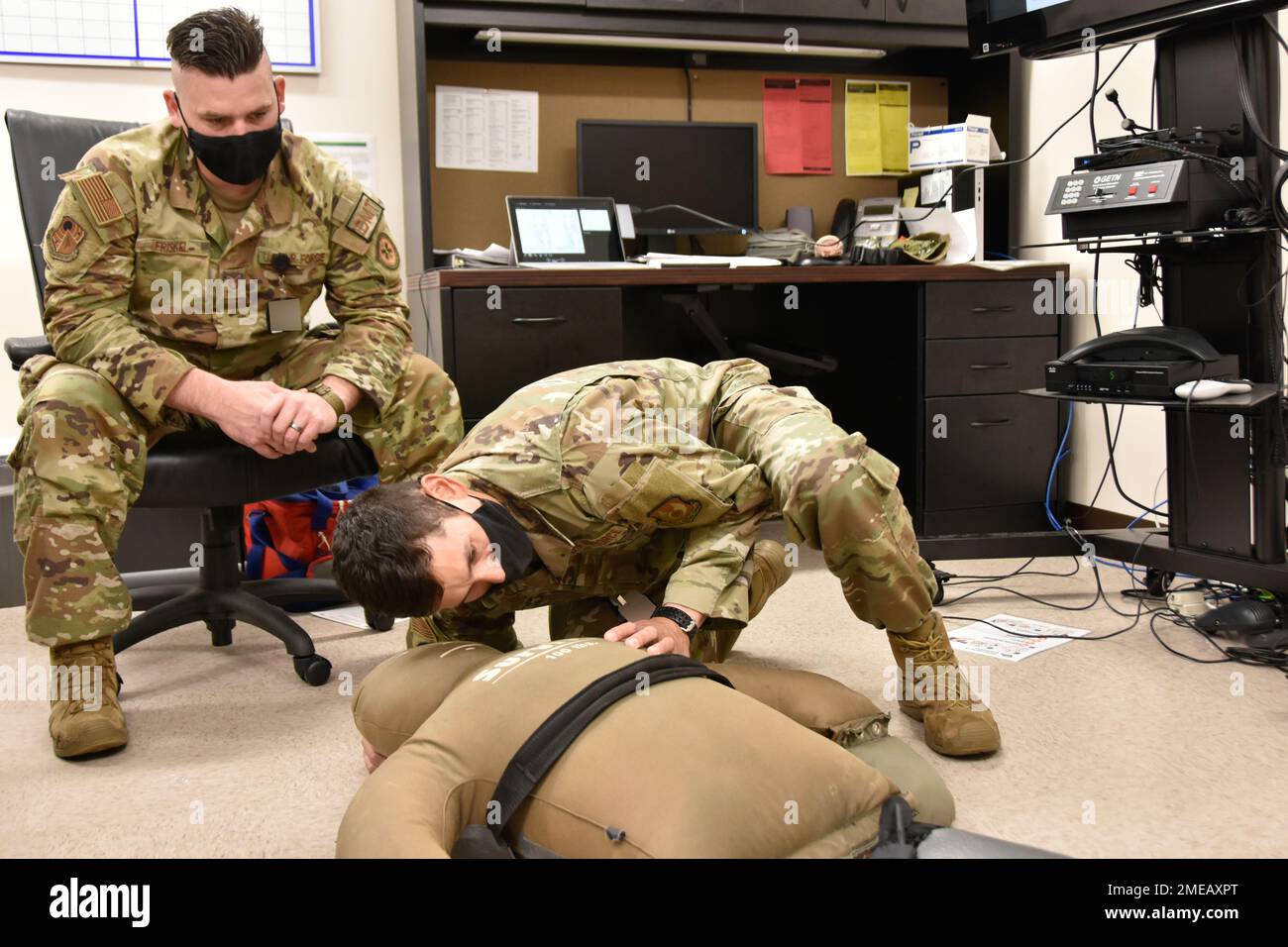 Tech. Sgt. Mark Friskel, an independent duty medical technician at Arnold Air Force Base ...