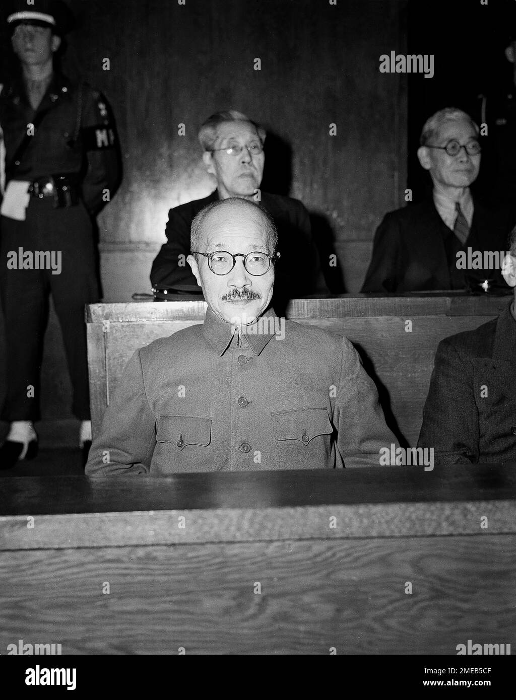 Hideki Tojo, number one Japanese leader on trial for war crimes, is ...