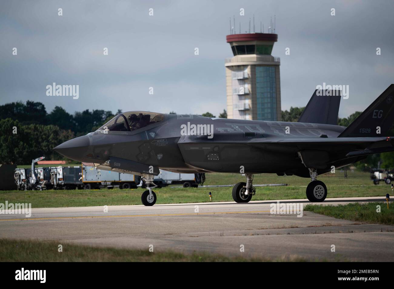 A U.S. Air Force F-35A Lightning II pilot with the 58th Fighter ...
