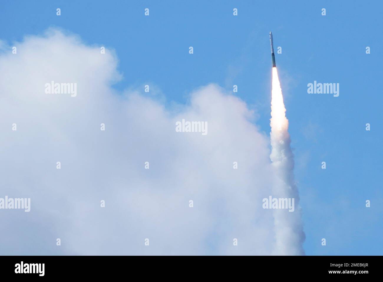 A Northrup Grumman Minotaur rocket with a payload for the National ...