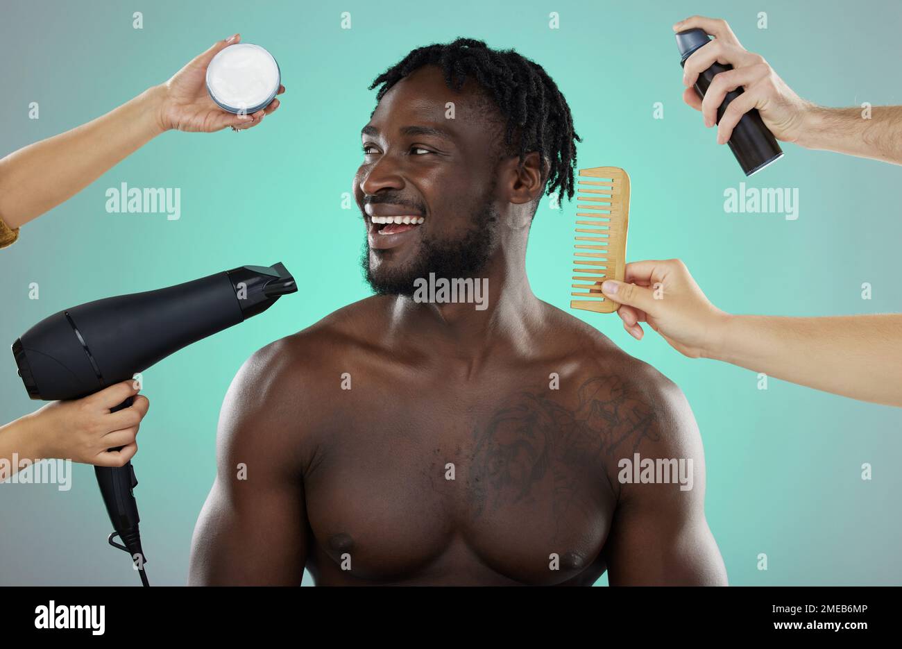 Male hair model hi-res stock photography and images - Alamy