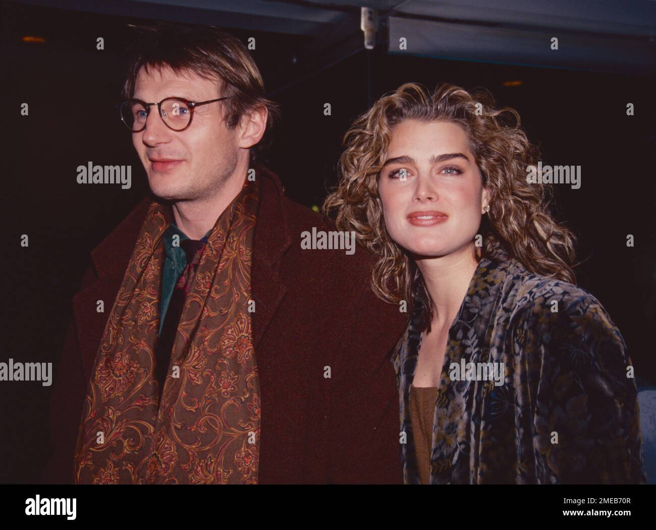 Liam Neeson and Brooke Shields attend the premiere of "Under Suspicion ...