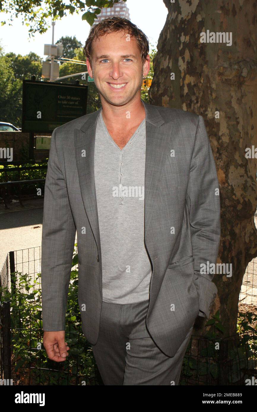Josh Lucas arriving at the opening night performance of "The Merchant ...