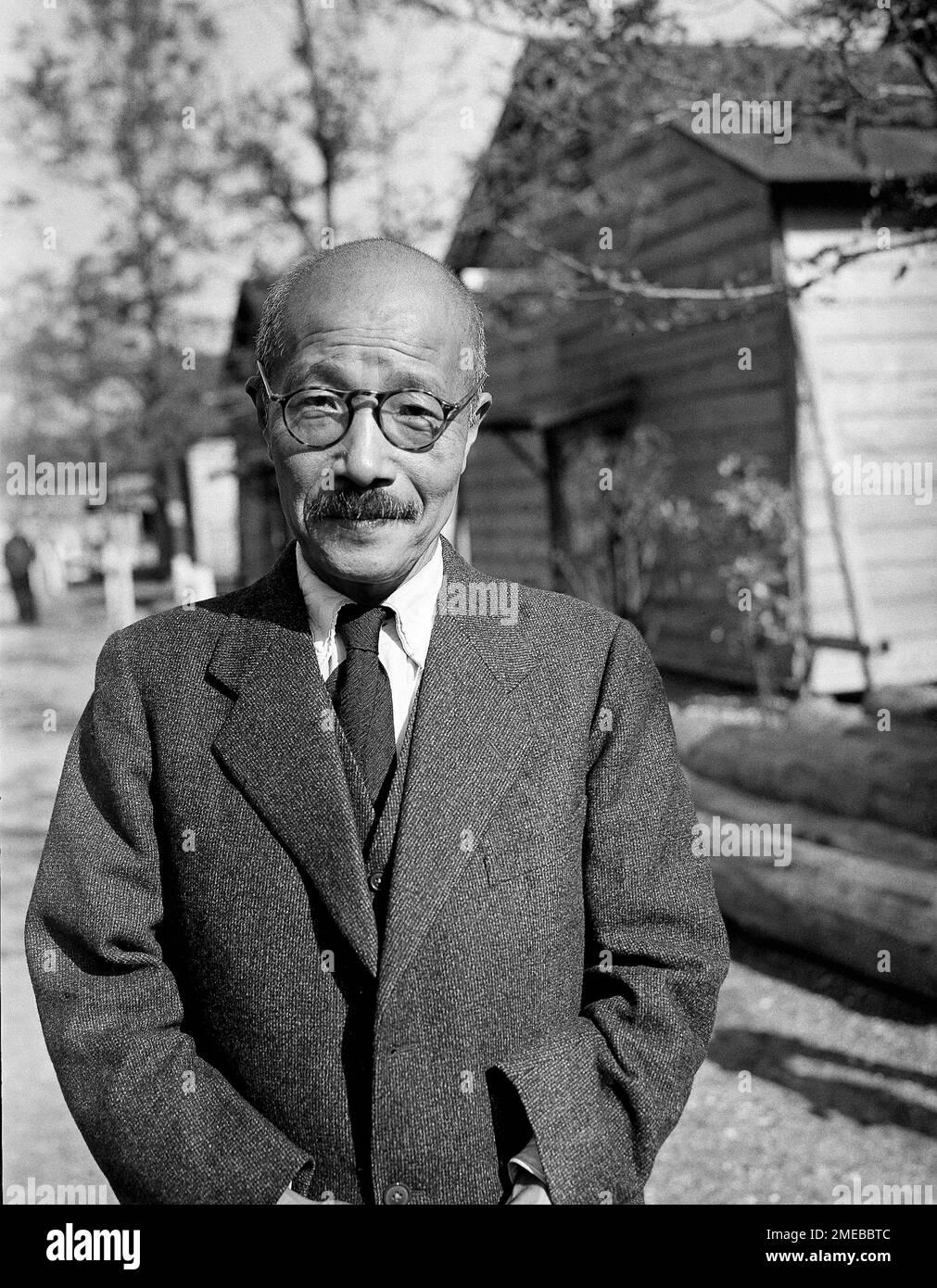 Former Japanese Prime Minister Hideki Tojo is pictured at Omori prison ...
