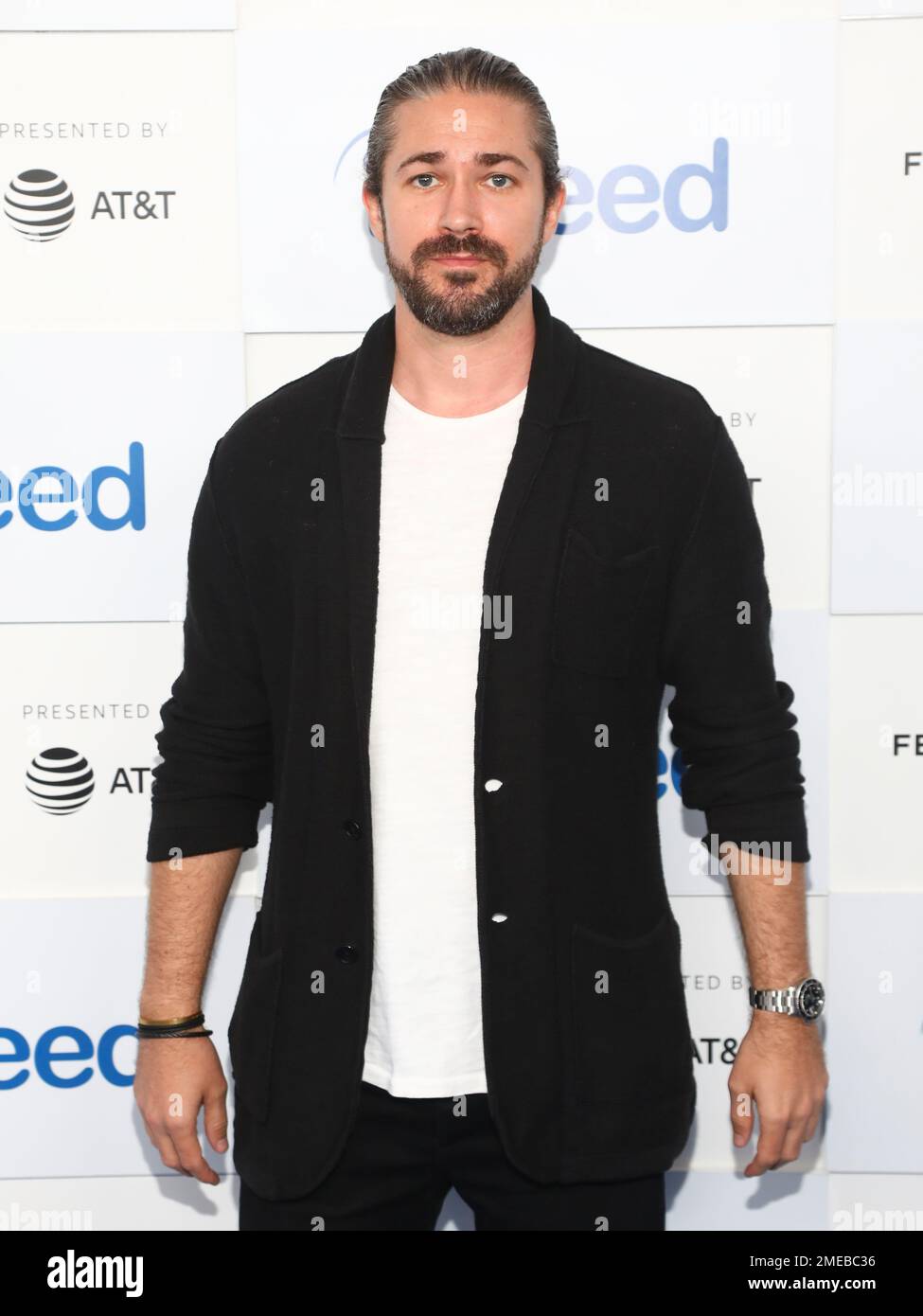 John Herman attends the premiere for "Stockholm Syndrome" during the ...