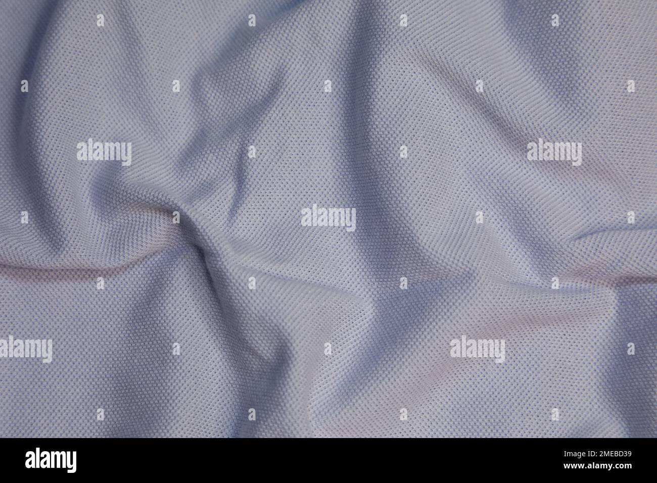 Light blue fabric background. Light blue cloth waves background texture ...