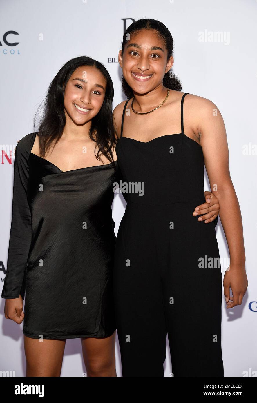 Actors Maxine Carter, left, and Grace Carter attend a special screening ...