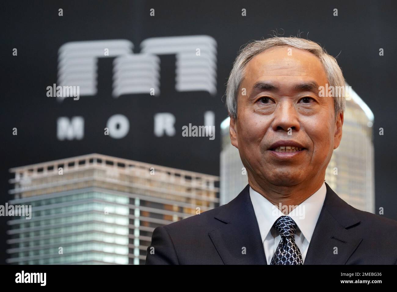 Mori Building Company president and CEO Shingo Tsuji is seen Tuesday ...
