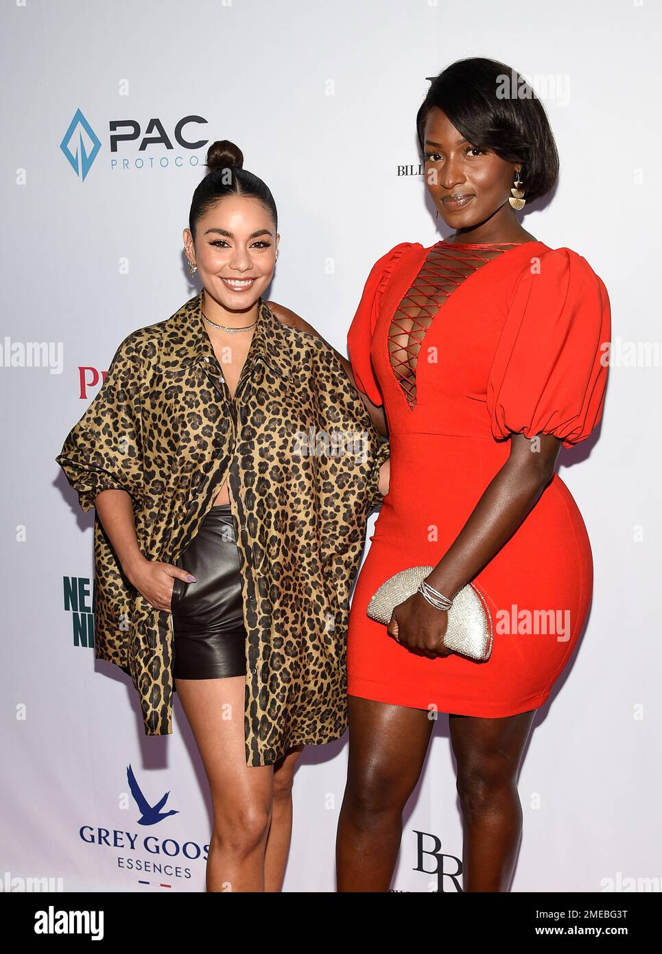 Actors Vanessa Hudgens, left, poses with executive producer and actress ...