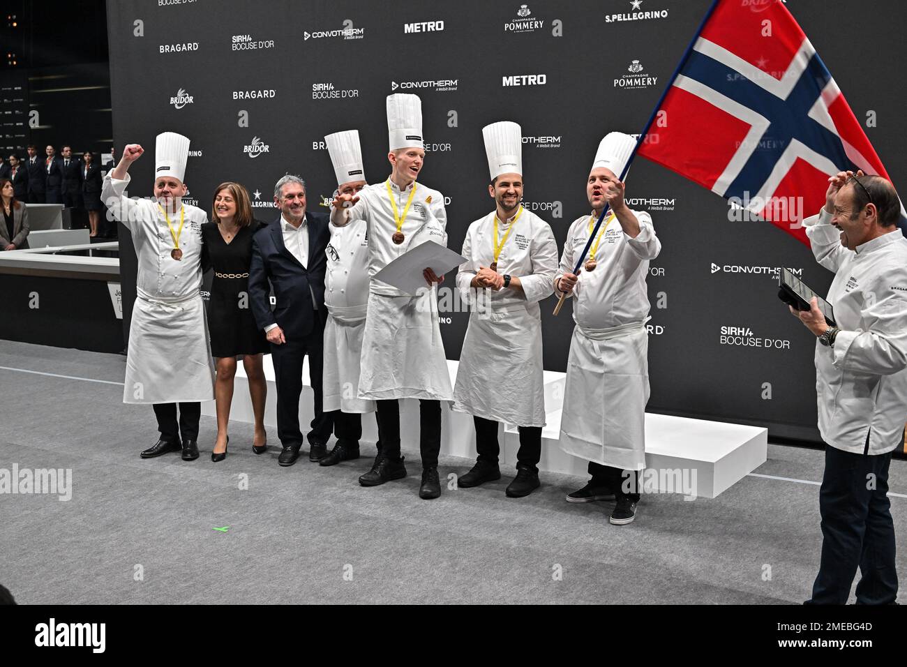 Team Norway wins Best Kitchen Clerk (Meilleur Commis) Award during the ...