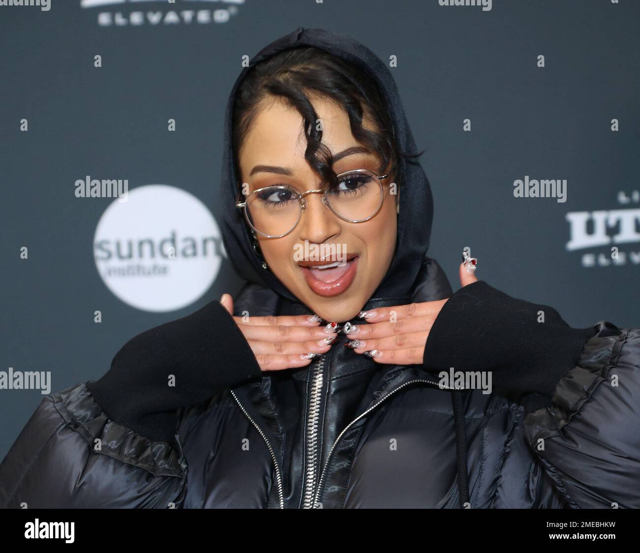 Liza Koshy arriving to the “Cat People” premiere during the 2023 ...