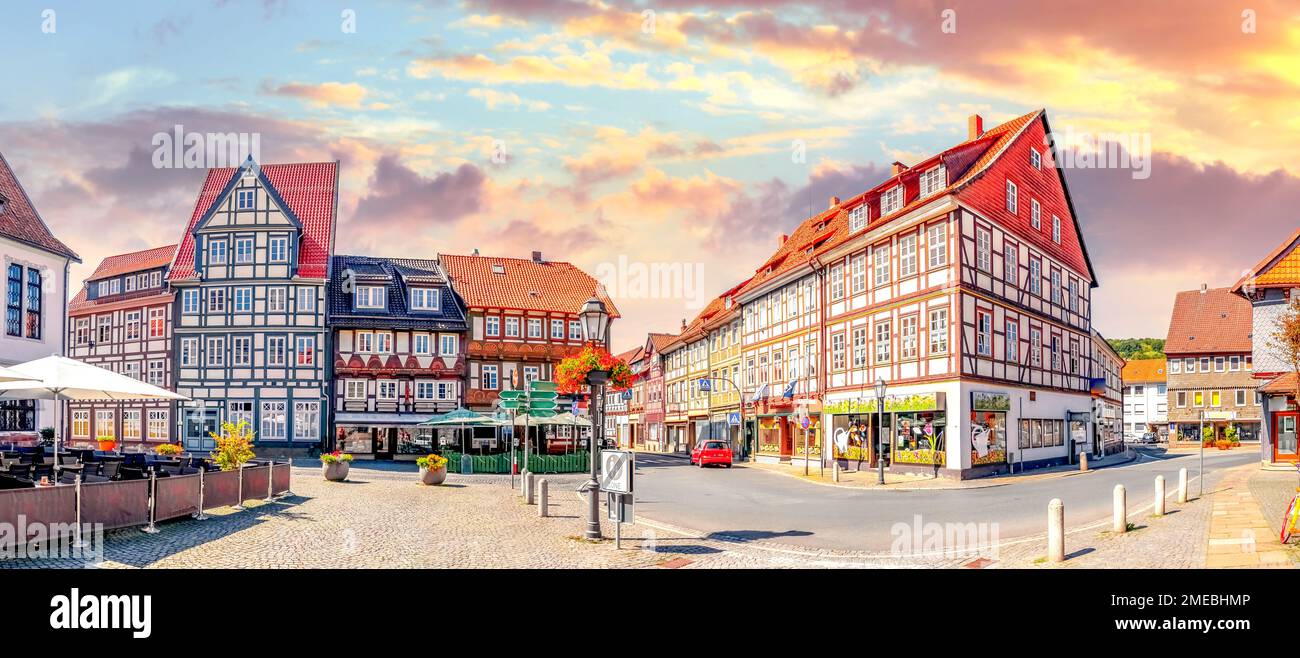 Old city of Bad Gandersheim, Germany Stock Photo - Alamy