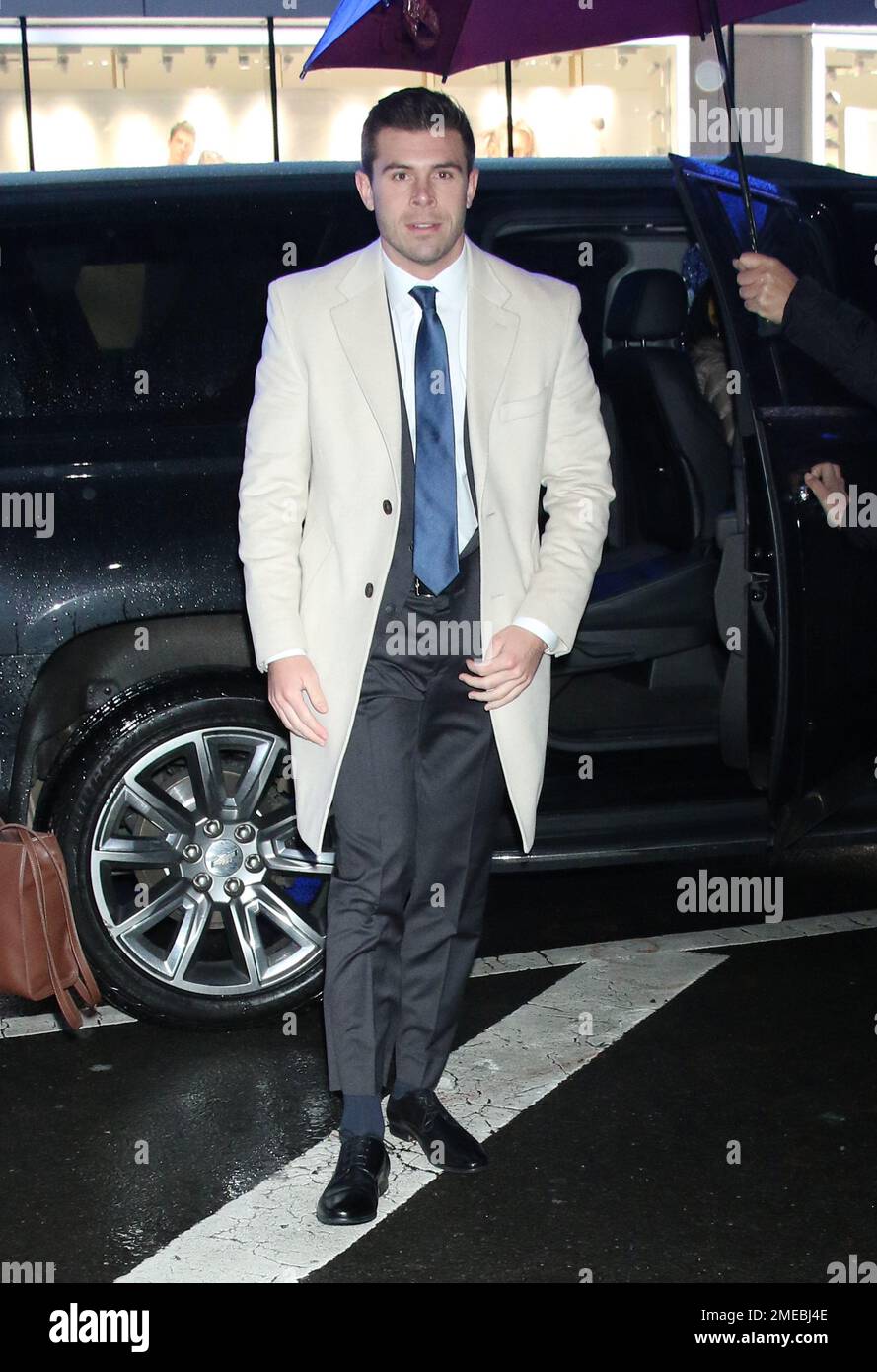 New York, NY, USA. 23rd Jan, 2023. Zach Shallcross seen at Good Morning ...