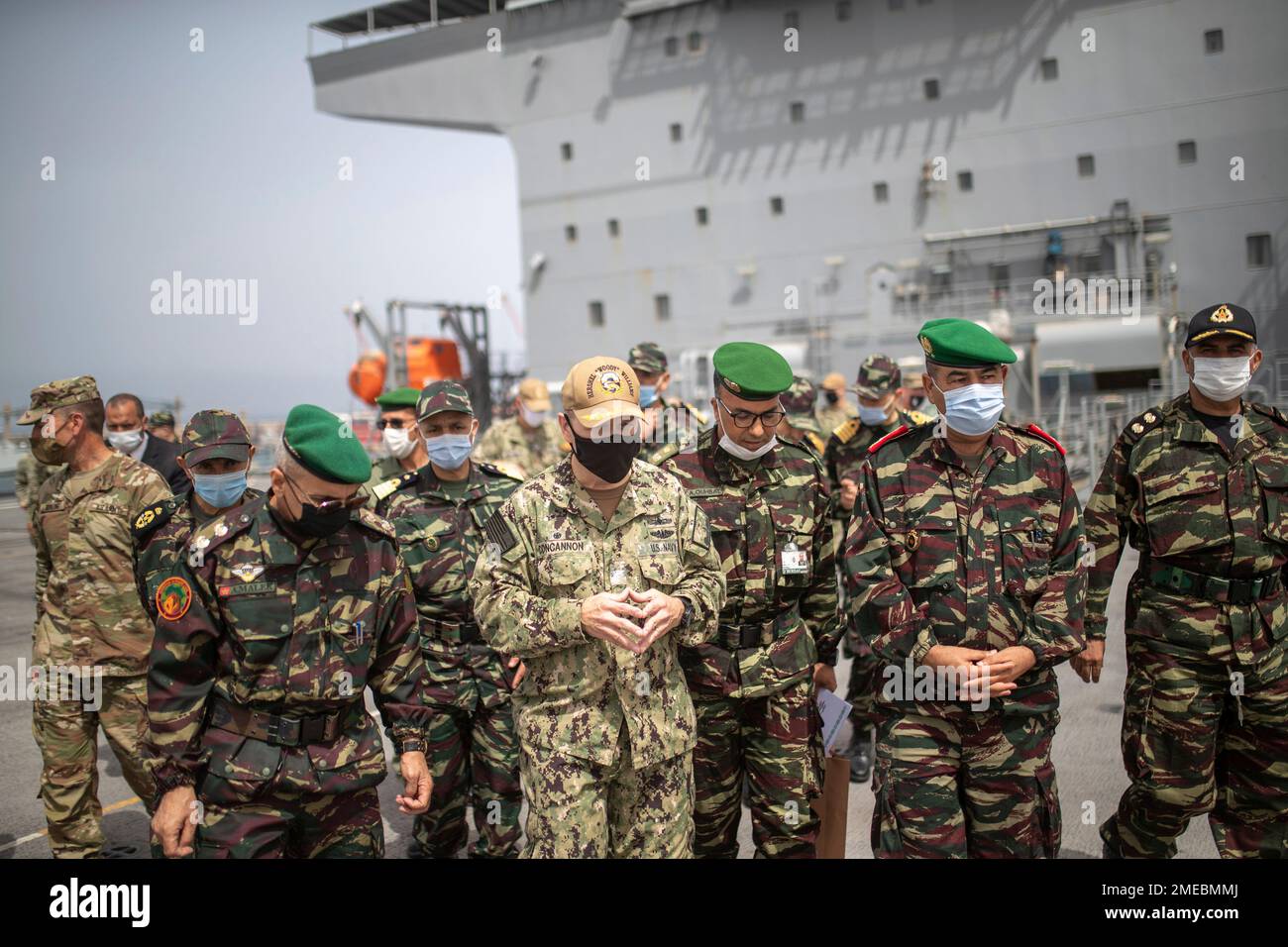 Captain Michael Concannon, commanding officer of USS Hershel Woody ...