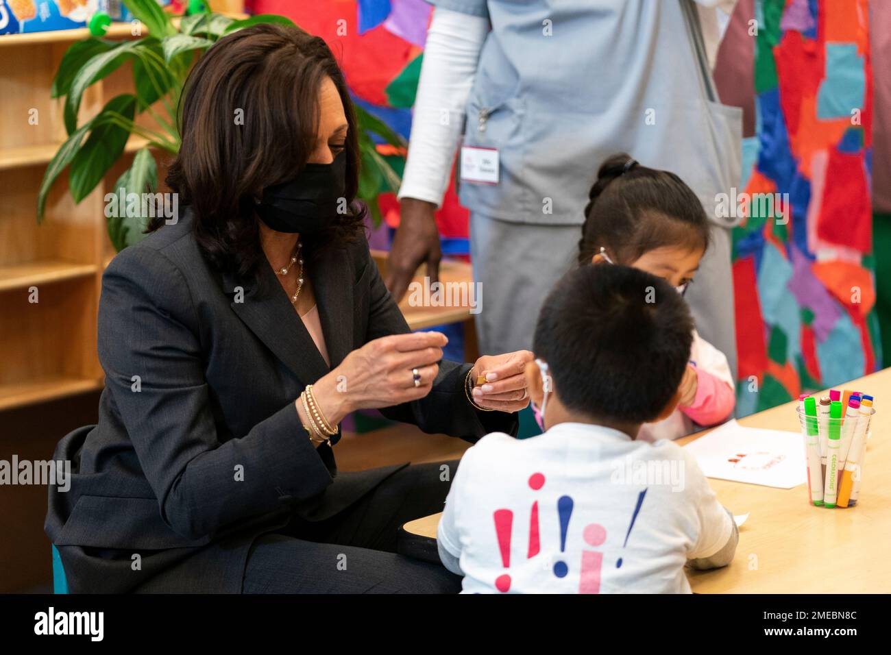 CORRECTS LAST NAME FROM VELLO TO BELLO - Vice President Kamala Harris ...