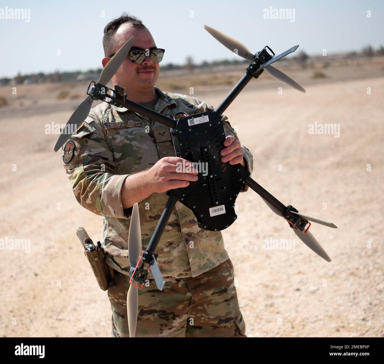 Senior Airman Dylan Molina, 332d Expeditionary Security Forces Squadron ...