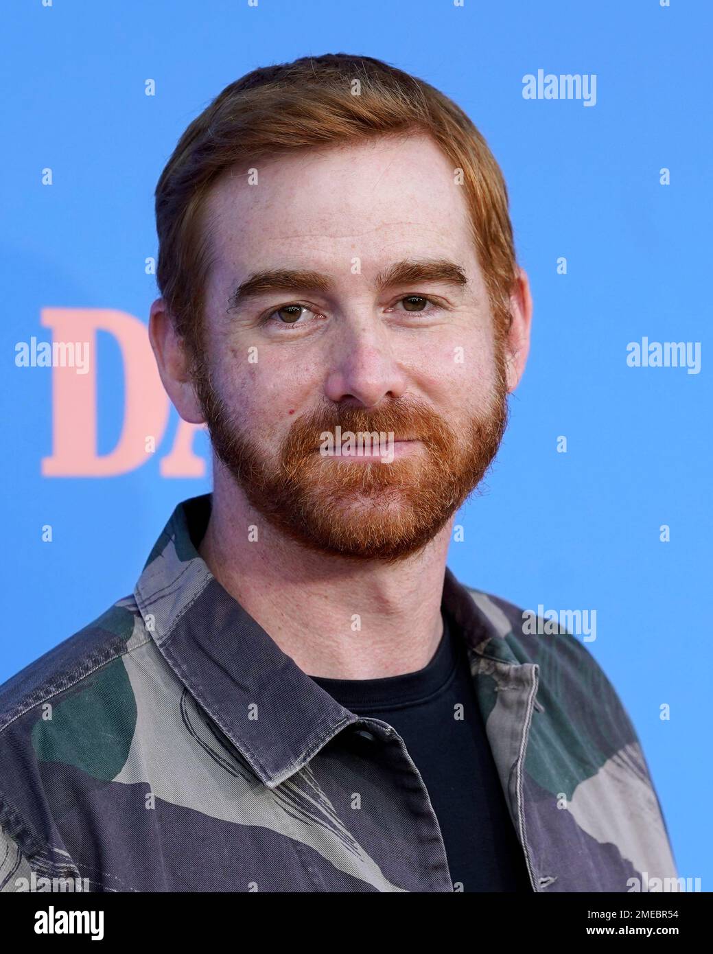 Cast member Andrew Santino poses at the season two premiere of the FXX ...
