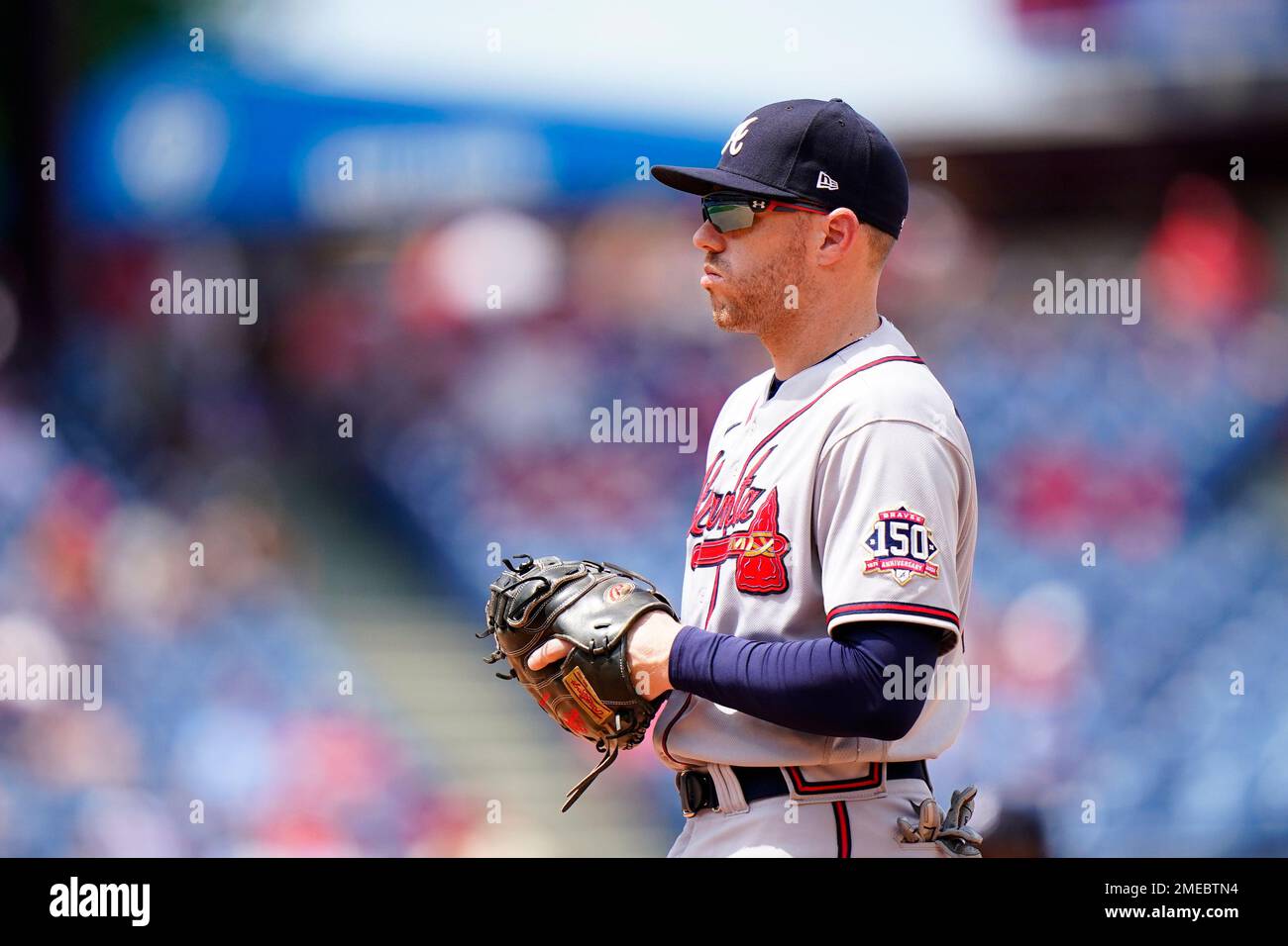 Atlanta Braves' Freddie Freeman plays during a baseball game against ...