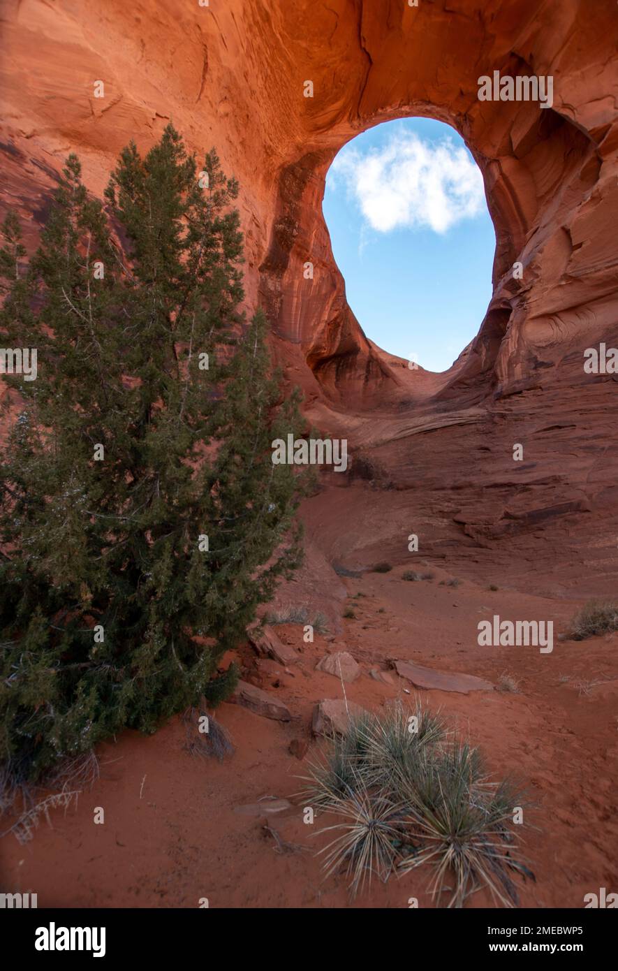 Ear of the Wind is one of several natural sandstone arches in Monument ...