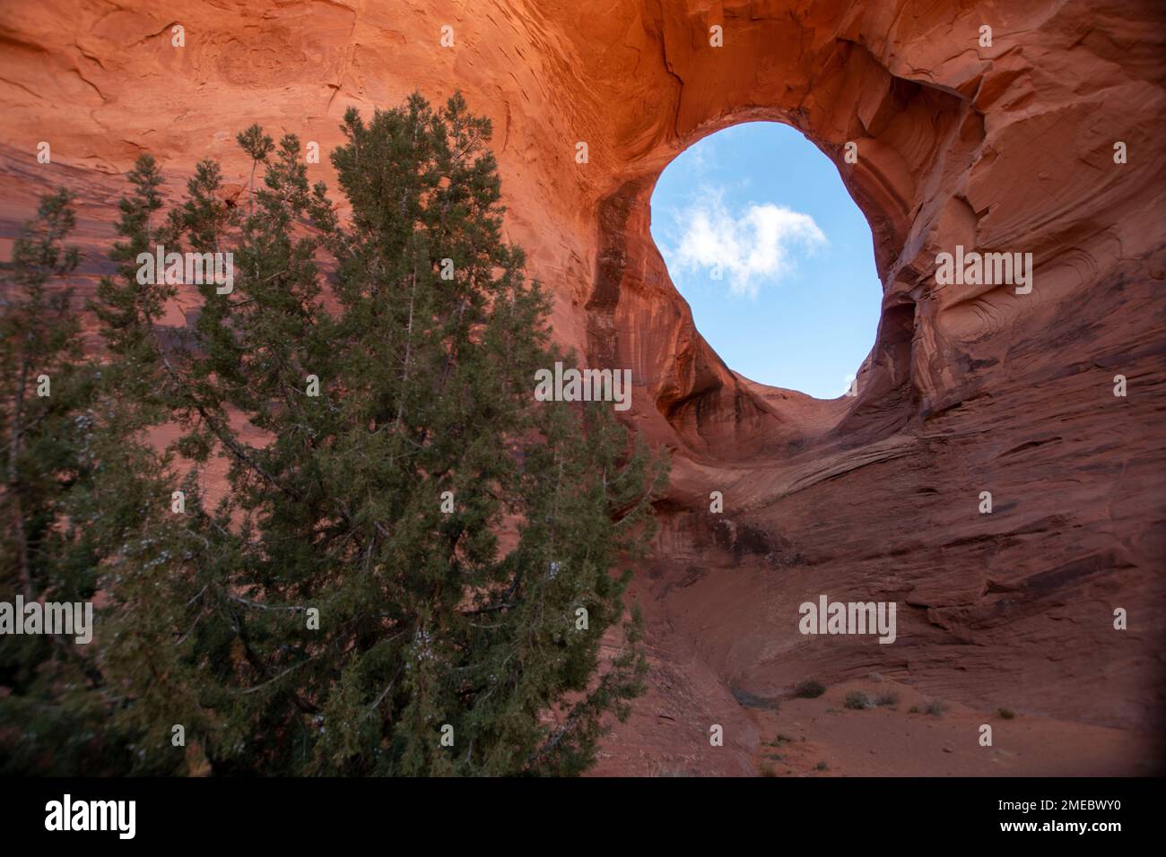 Ear of the Wind is one of several natural sandstone arches in Monument ...