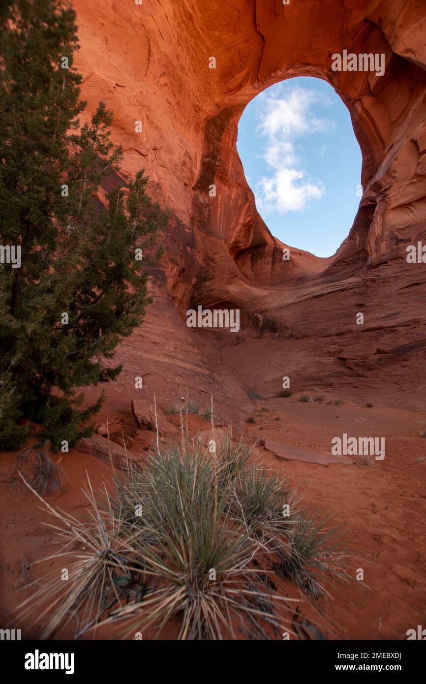 Ear of the Wind is one of several natural sandstone arches in Monument ...