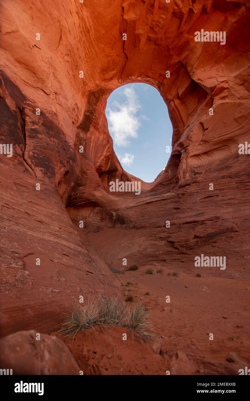 Ear of the Wind is one of several natural sandstone arches in Monument ...