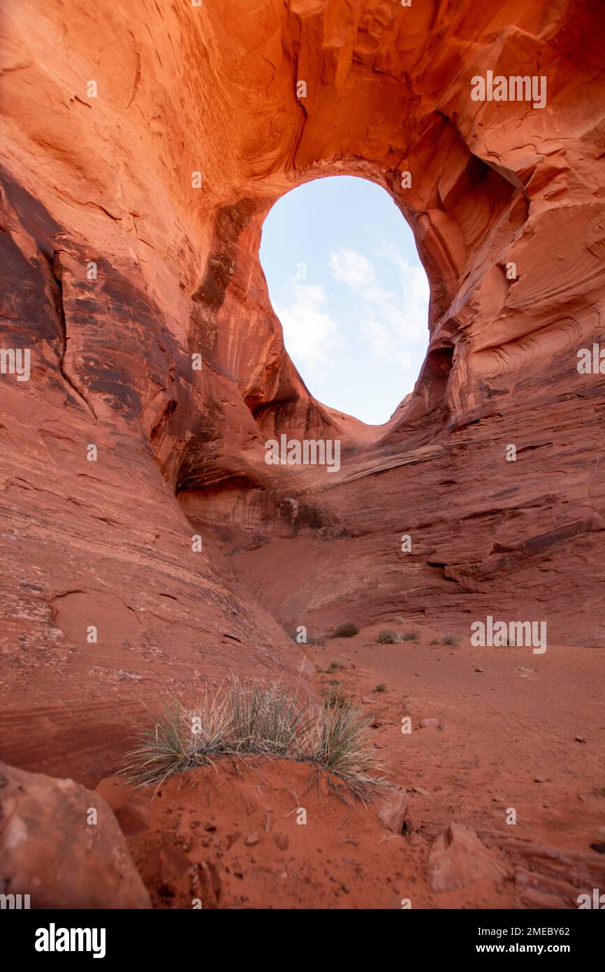 Ear of the Wind is one of several natural sandstone arches in Monument ...