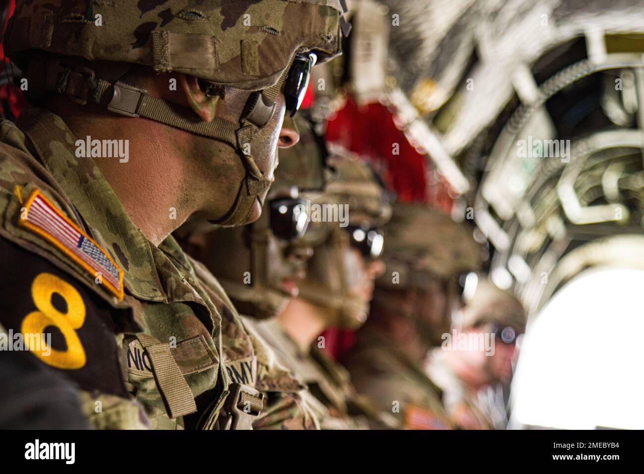 U.S. Army Soldiers Representing the 8th Squad Blue platoon competing in ...
