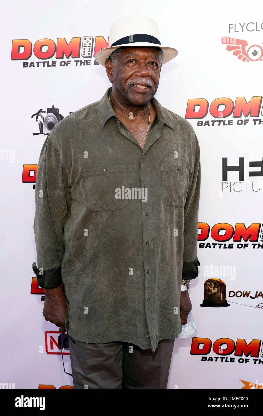 Lou Beatty Jr., a cast member in "Domino: Battle of the Bones," poses ...