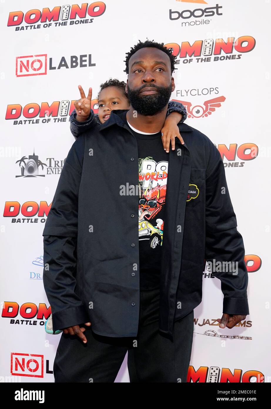Former NBA player Baron Davis, co-writer and co-director of "Domino ...