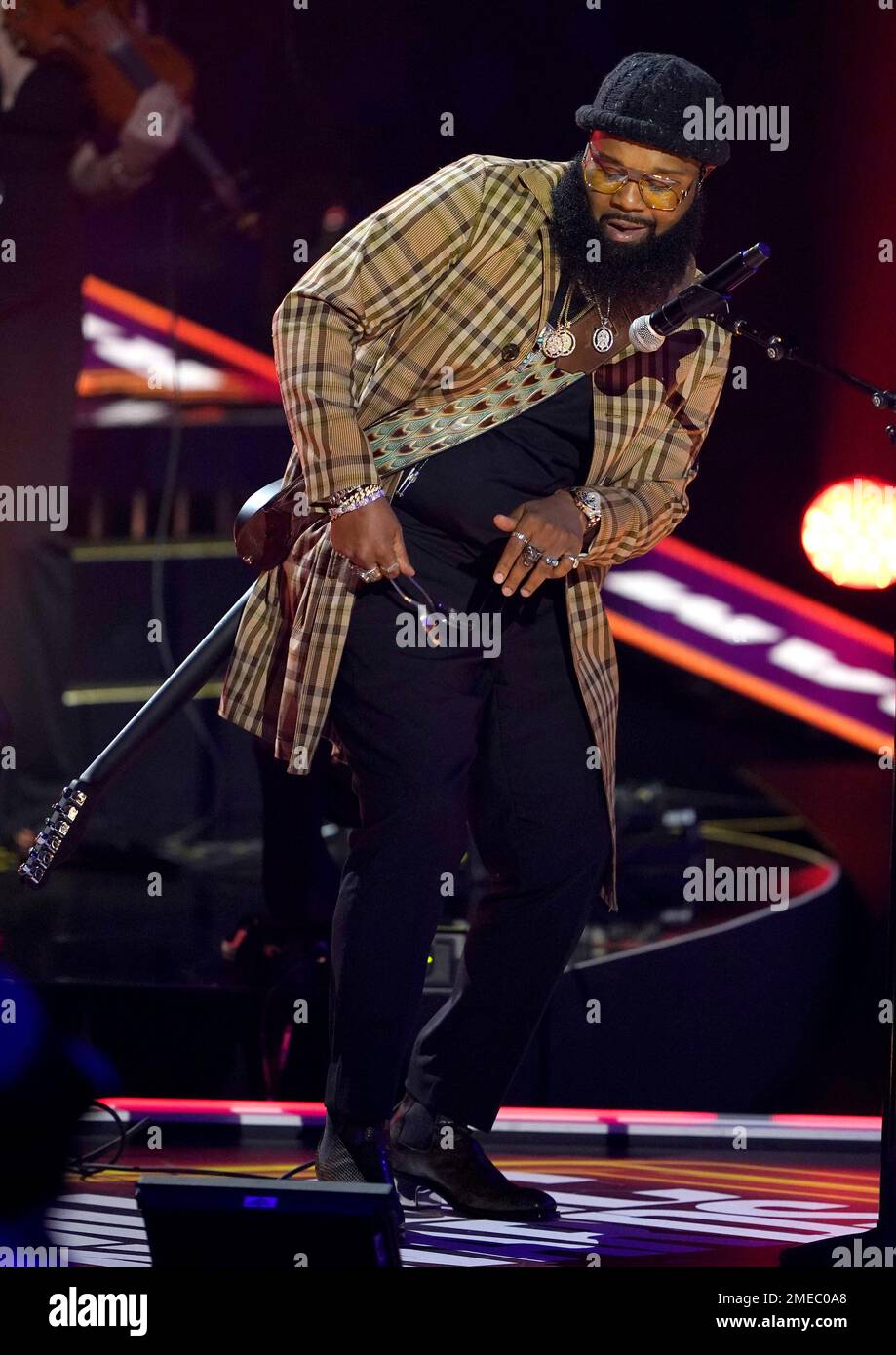 Blanco Brown performs "Nobody's More Country" at the CMT Music Awards ...