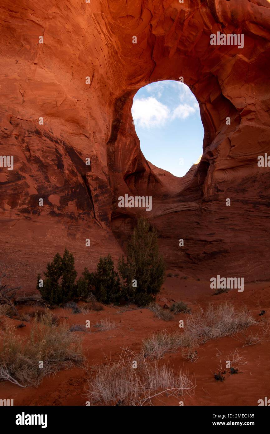 Ear of the Wind is one of several natural sandstone arches in Monument ...