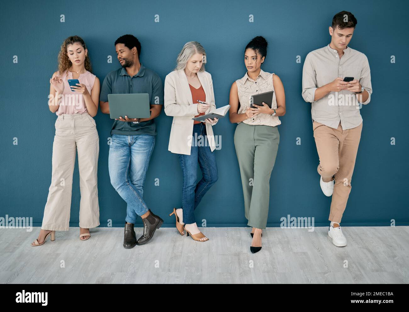Hr, human resources and people in a waiting room for job interview in ...