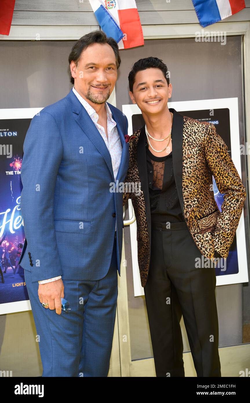 Actors Jimmy Smits, left, and Gregory Diaz IV attend the 2021 Tribeca ...