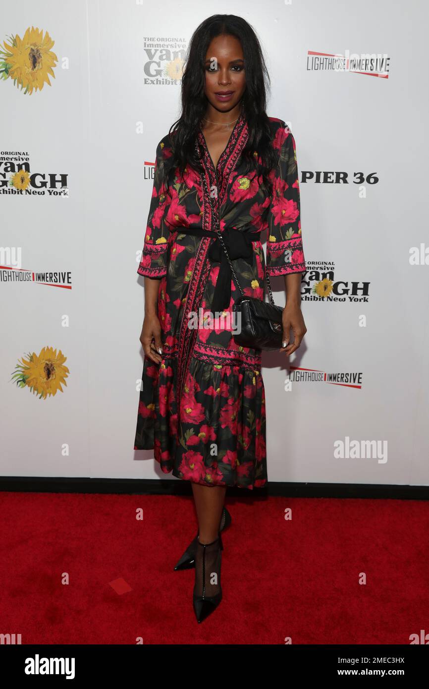 Krystal Joy Brown attends the "Immersive Van Gogh" art experience ...