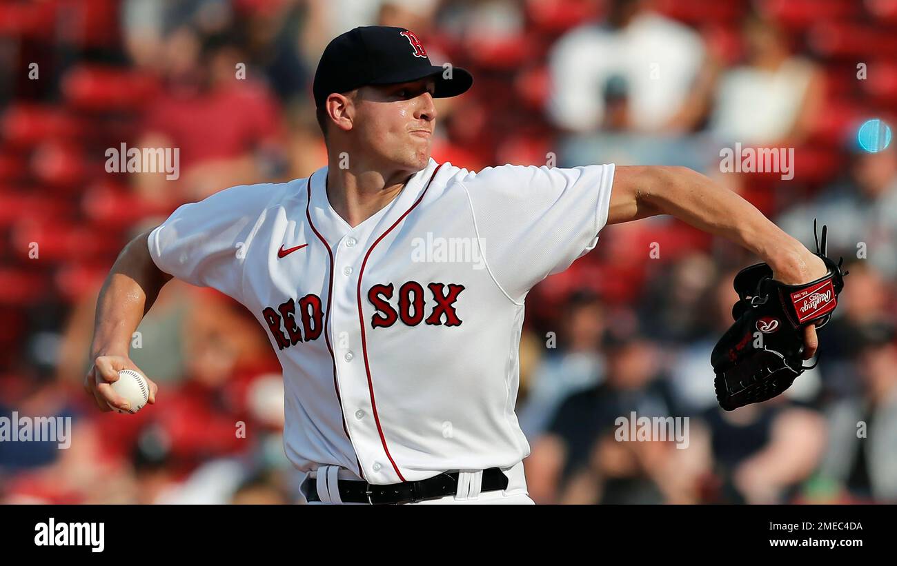 Boston Red Sox's Nick Pivetta pitches during the first inning of a ...