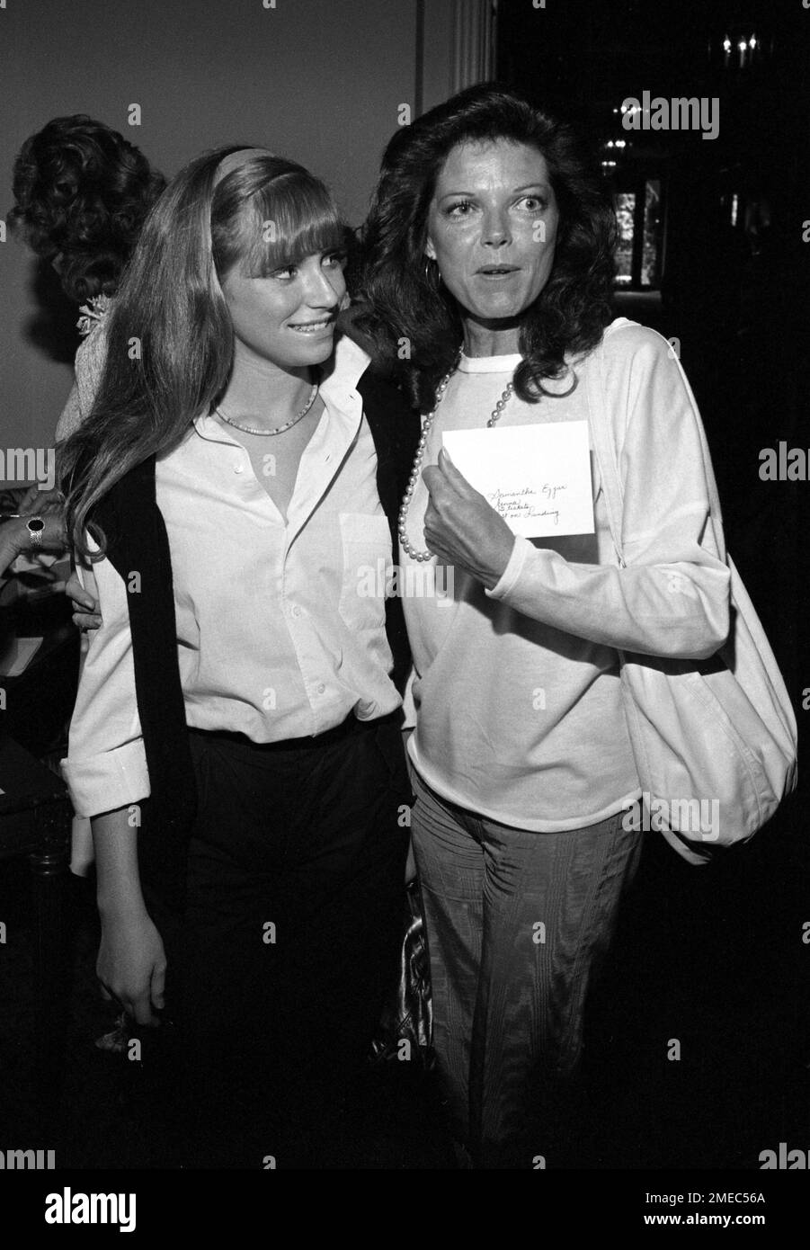 Samantha Eggar and daughter Jenna Stern at the Young Musicians ...