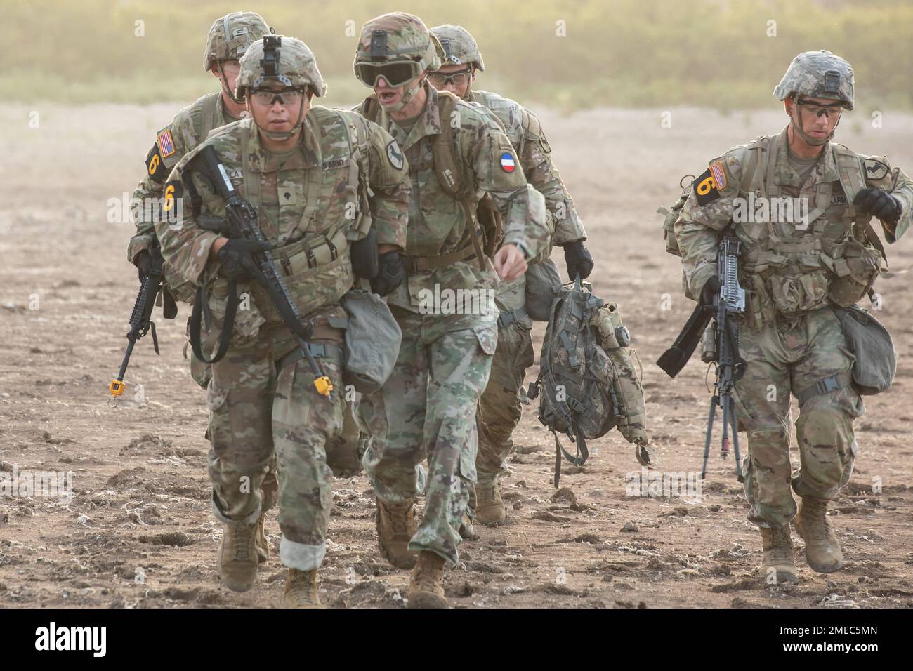 U.S. Army Soldiers assigned to National Training Center, Fort Irwin ...