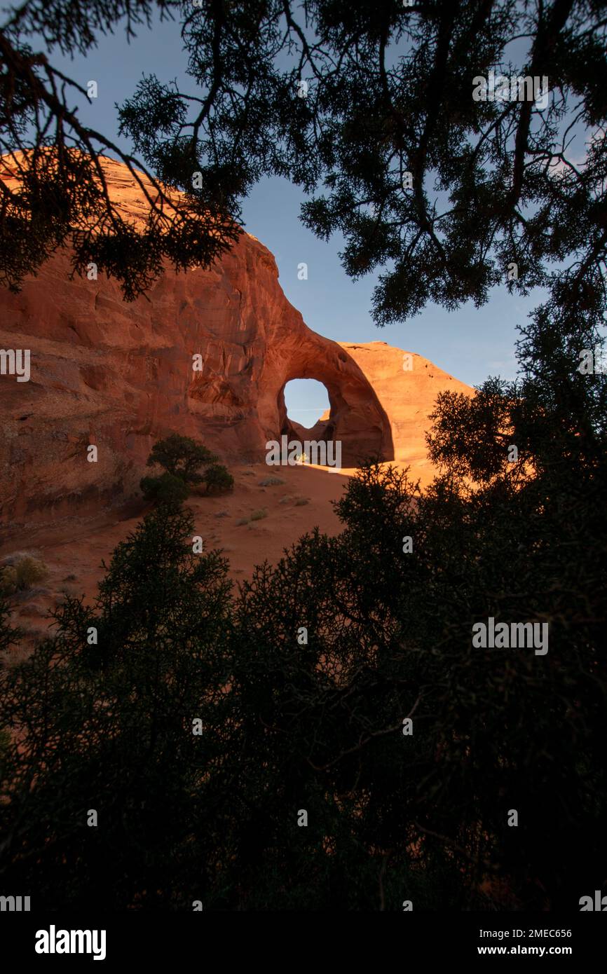 Ear of the Wind is one of several natural sandstone arches in Monument ...