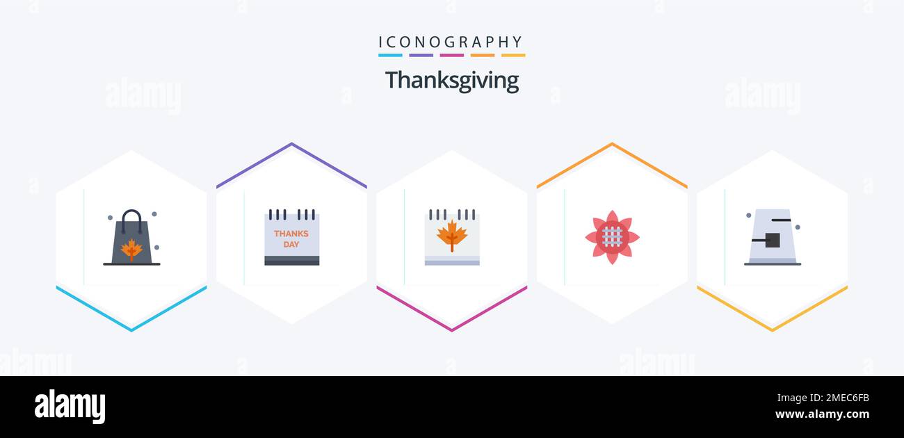 Thanksgiving 25 Flat icon pack including sunflower. flora. roasted ...