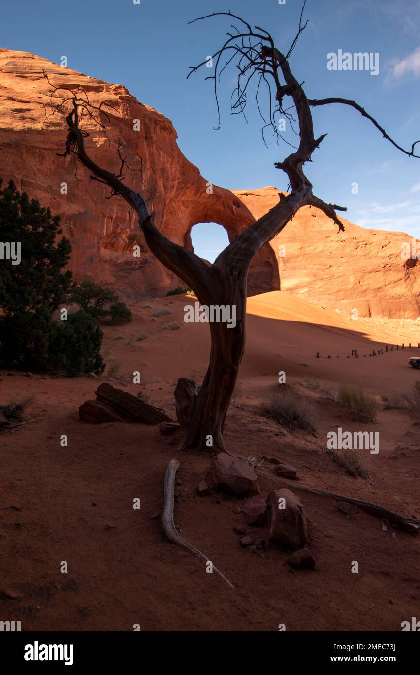 Ear of the Wind is one of several natural sandstone arches in Monument ...