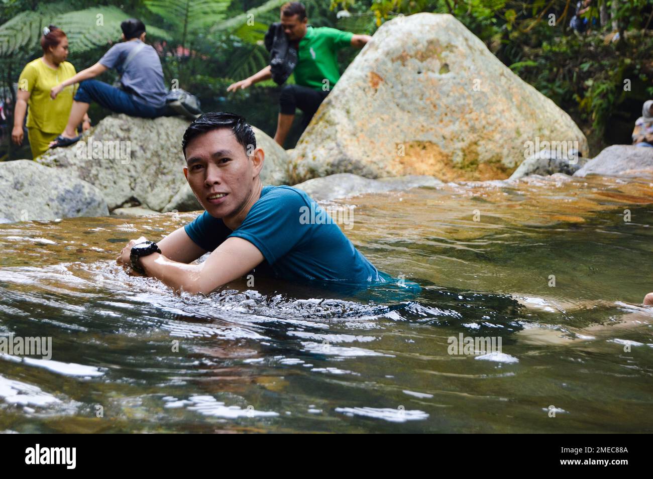 Swimming, Playing In The Water And Enjoying The Natural Beauty Of The ...