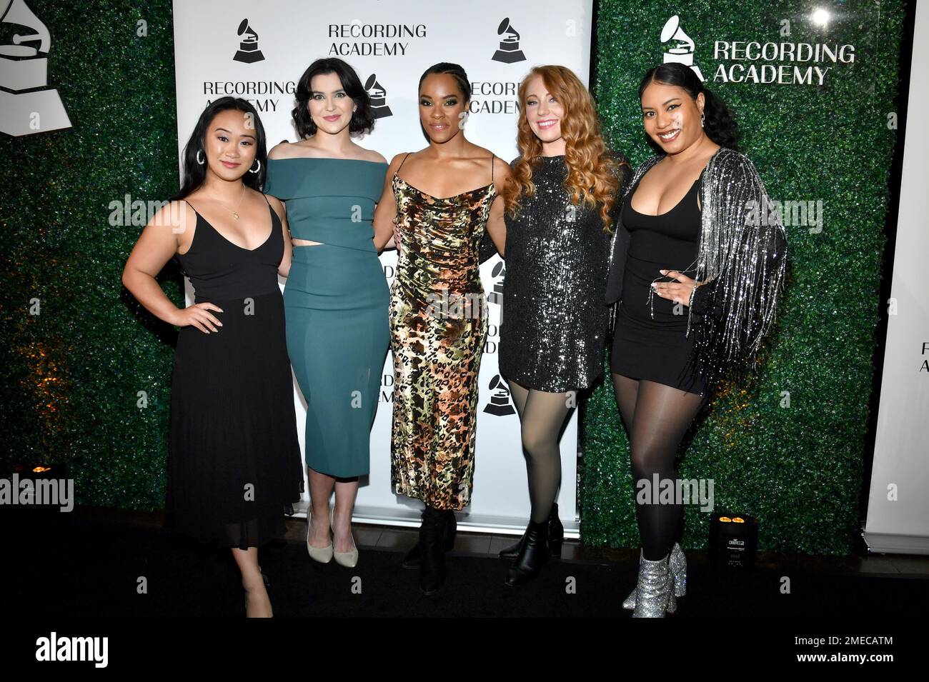 Six the musical cast members (l-r) Andrea Macasaet, Courtney Mack, Anna ...