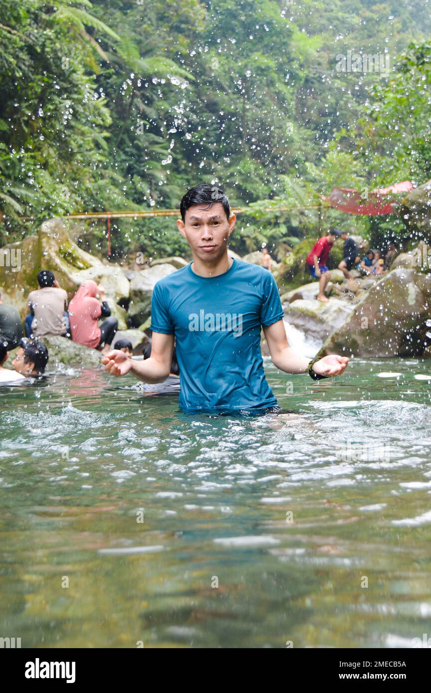 Swimming, Playing In The Water And Enjoying The Natural Beauty Of The ...