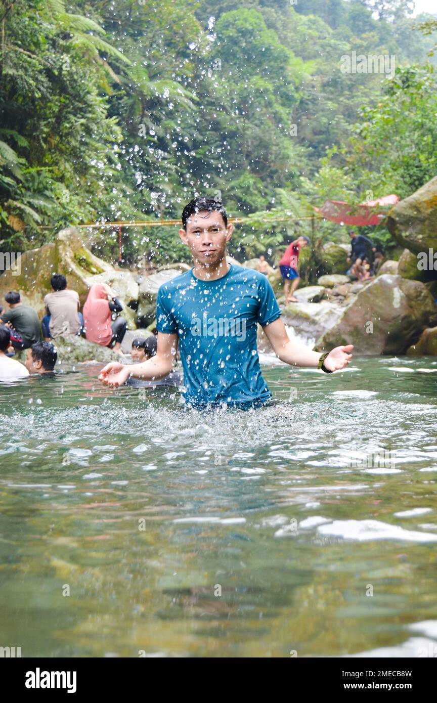 Swimming, Playing In The Water And Enjoying The Natural Beauty Of The ...