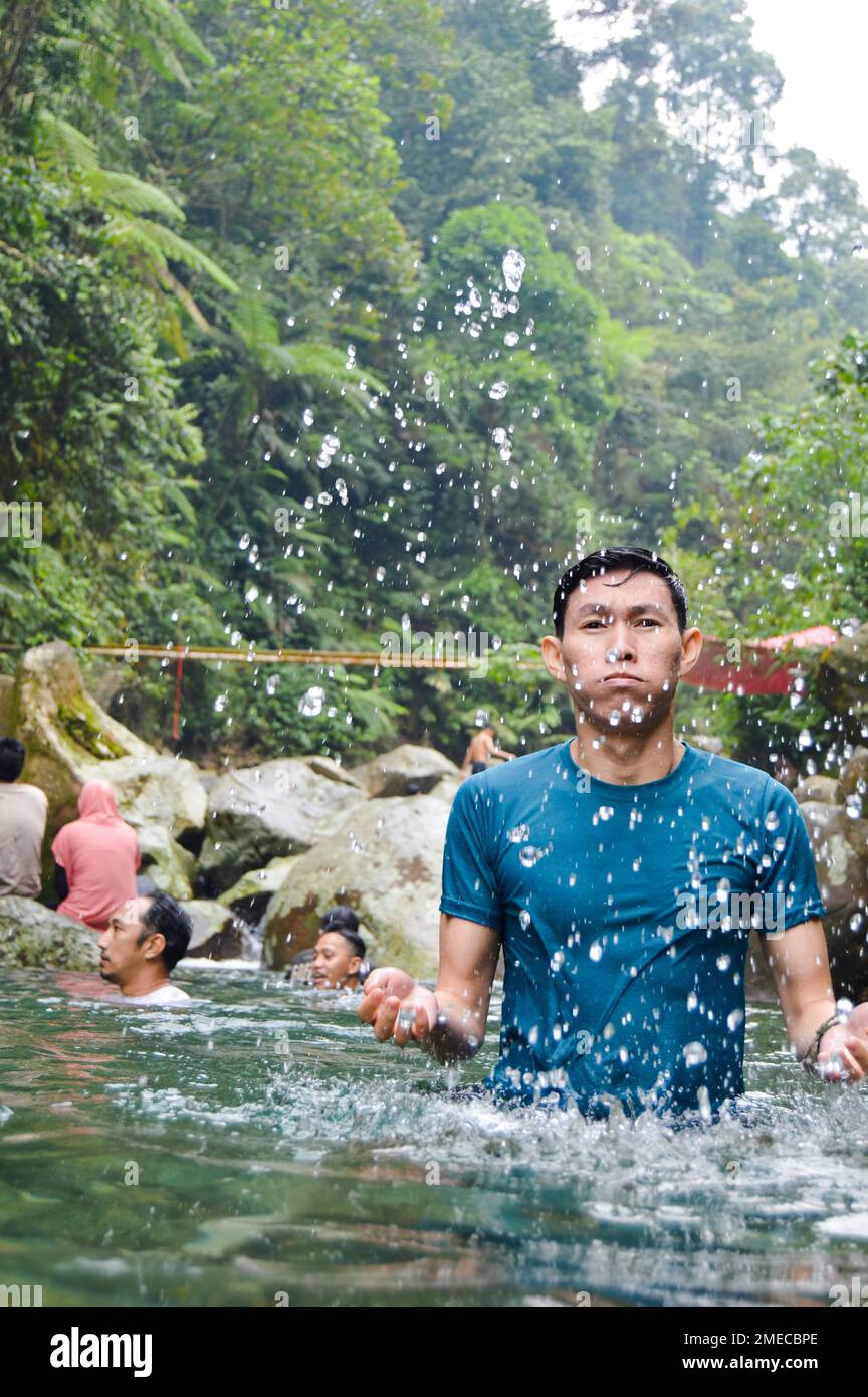 Swimming, Playing In The Water And Enjoying The Natural Beauty Of The ...